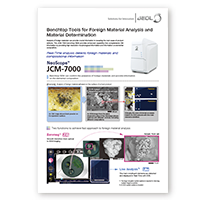 JCM-7000 NeoScope™ Benchtop SEM | Products | JEOL Ltd.