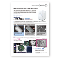 JCM-7000 NeoScope™ Benchtop SEM | Products | JEOL Ltd.