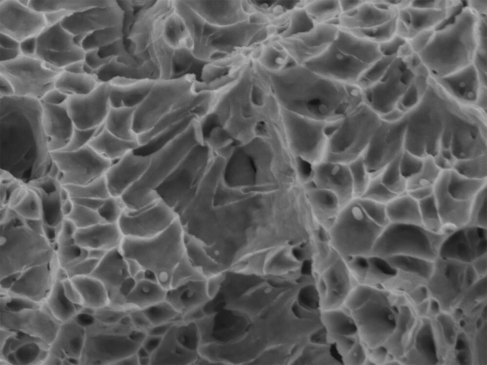 Metal fracture surface | Amazing microscopic world | JEOL Ltd.